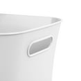 Mainstays 2-Pack Small Plastic Storage Bins, White - Walmart.com