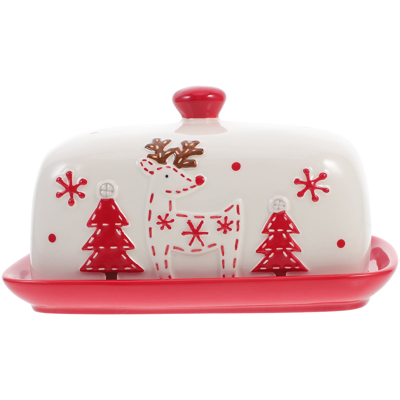 Click here for Cimaxic Butter Dish Christmas Style Butter Dish De... prices