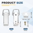 Uxcell 2 Pcs 1.26 Inch 304 Stainless Steel Spring Loaded Toggle Latch ...