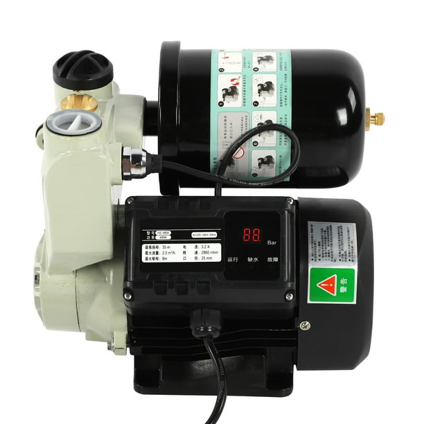 Water Pressure Booster Pump SelfPriming Pump Digital Display Water Pipe ...