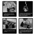 Ziyofinn 2 Pack 5-Digit Combination Padlock for Locker Door Bike Black ...