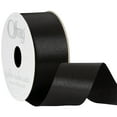 Offray Ribbon, Black 1 1/2 inch Acetate Polyester Outdoor Ribbon for ...