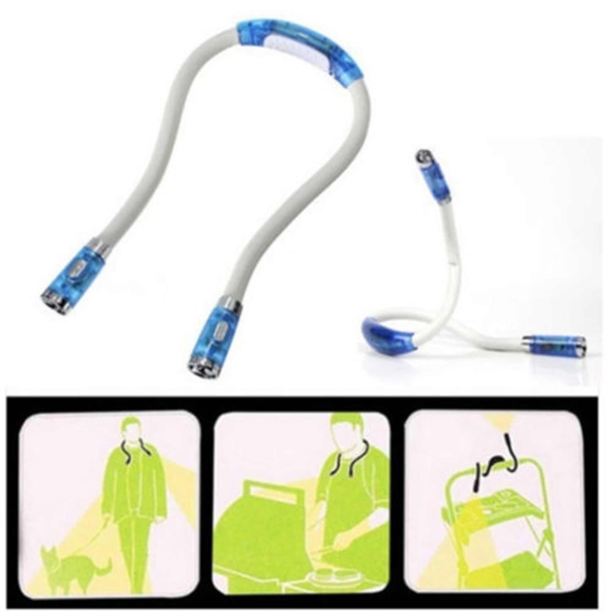 Lamuusaa Hands Free Hug Light, Flexible Bright LED Night Neck Book Lamp ...