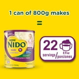 NIDO Lacto-Ease Toddler Milk Beverage Powder Mix, Reduced Lactose, 28.2 ...