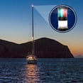 Five Oceans Marine Powered LED Tri-Color Anchor Boat Navigation Light ...