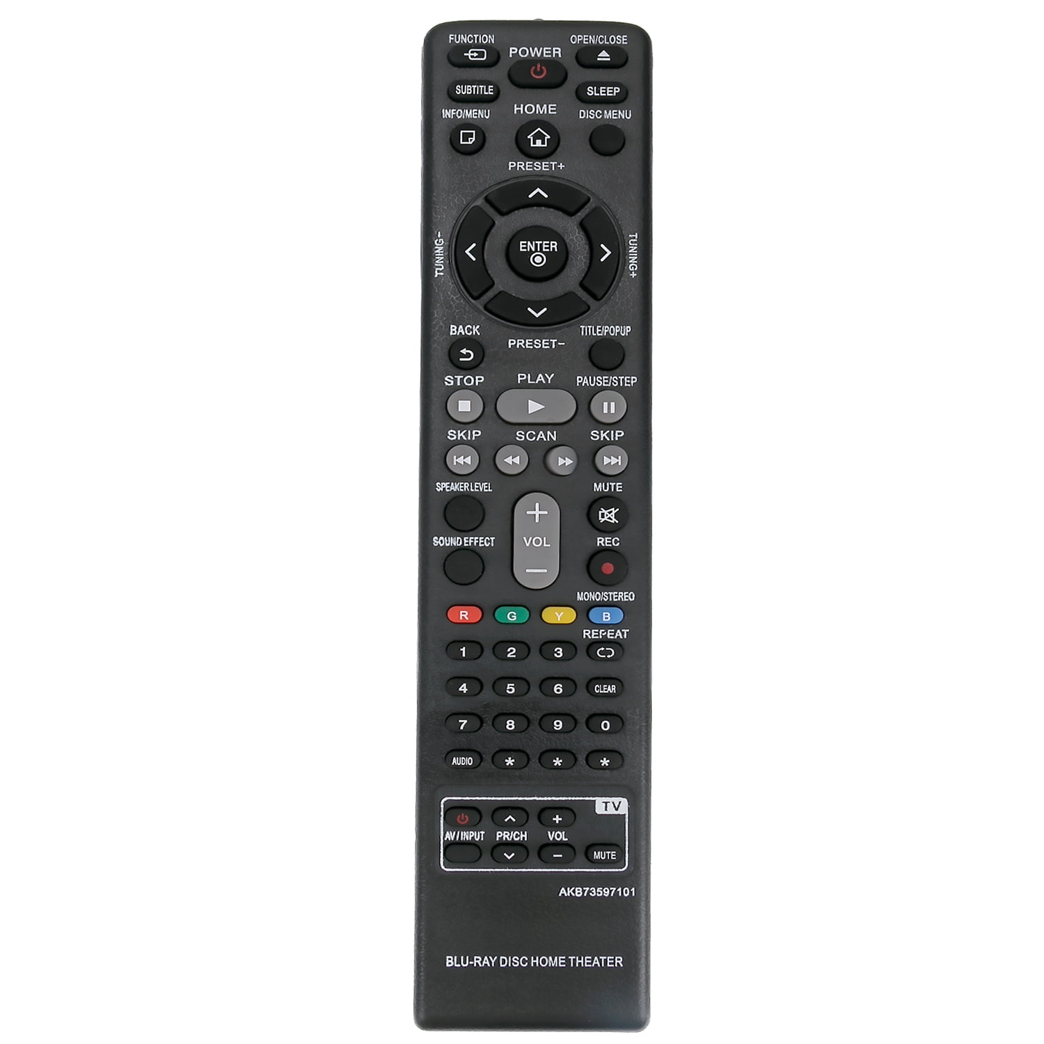 New AKB73597101 Replaced Remote Control fit for LG Home Theater BH4120 ...