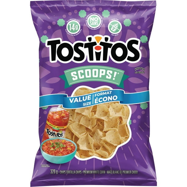Tostitos Scoops! tortilla chips, 320 GM - Walmart.ca