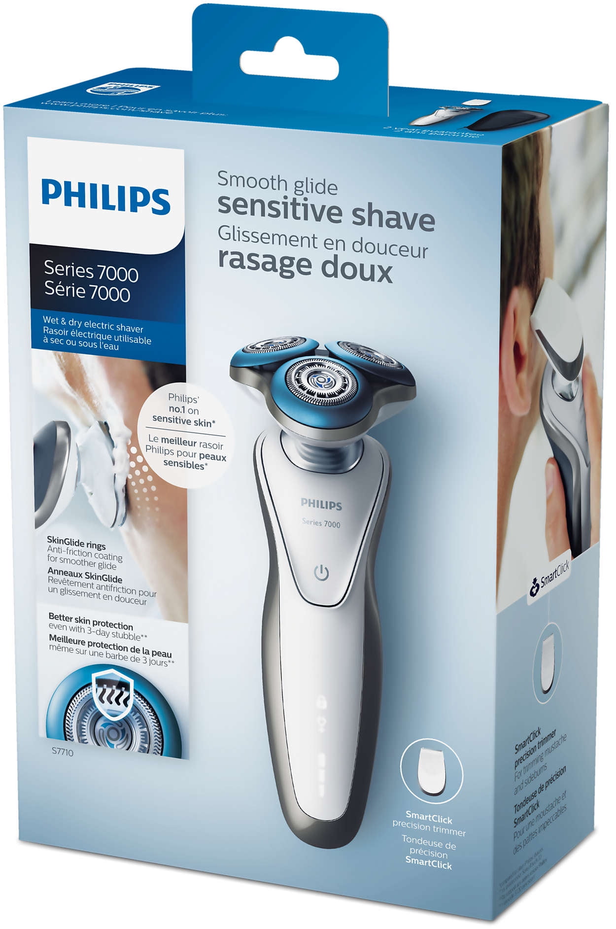 Philips Shaver 7700 Wet & dry electric shaver, Series 7000 | Walmart Canada