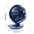 3-in-1 Desktop Wall Hanging Ceiling USB Fan with Light, 180° Rotation ...