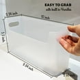 Trianu 2 Pack over Cabinet Organizer Storage Lid Organizer Slim Caddy ...