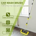 1-Pack 12 ft Telescoping Car Wash Brush with Soap Dispenser, 12-Inch ...