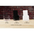 Global Ion Clear-Ad - Acrylic Trifold Brochure Holder with Business ...