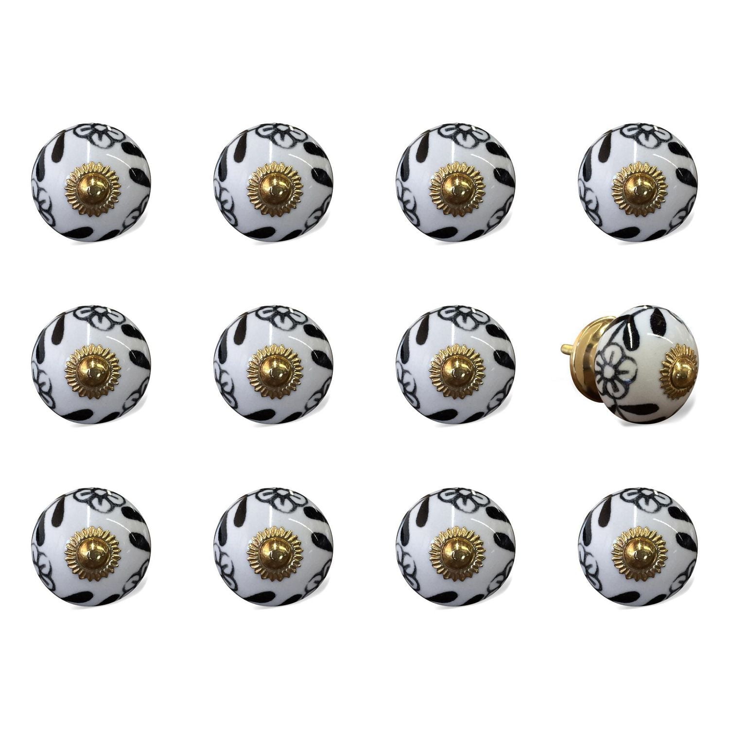 Click here for H-Taj Hotel Knob-It Vintage Handpainted Ceramic Kn... prices