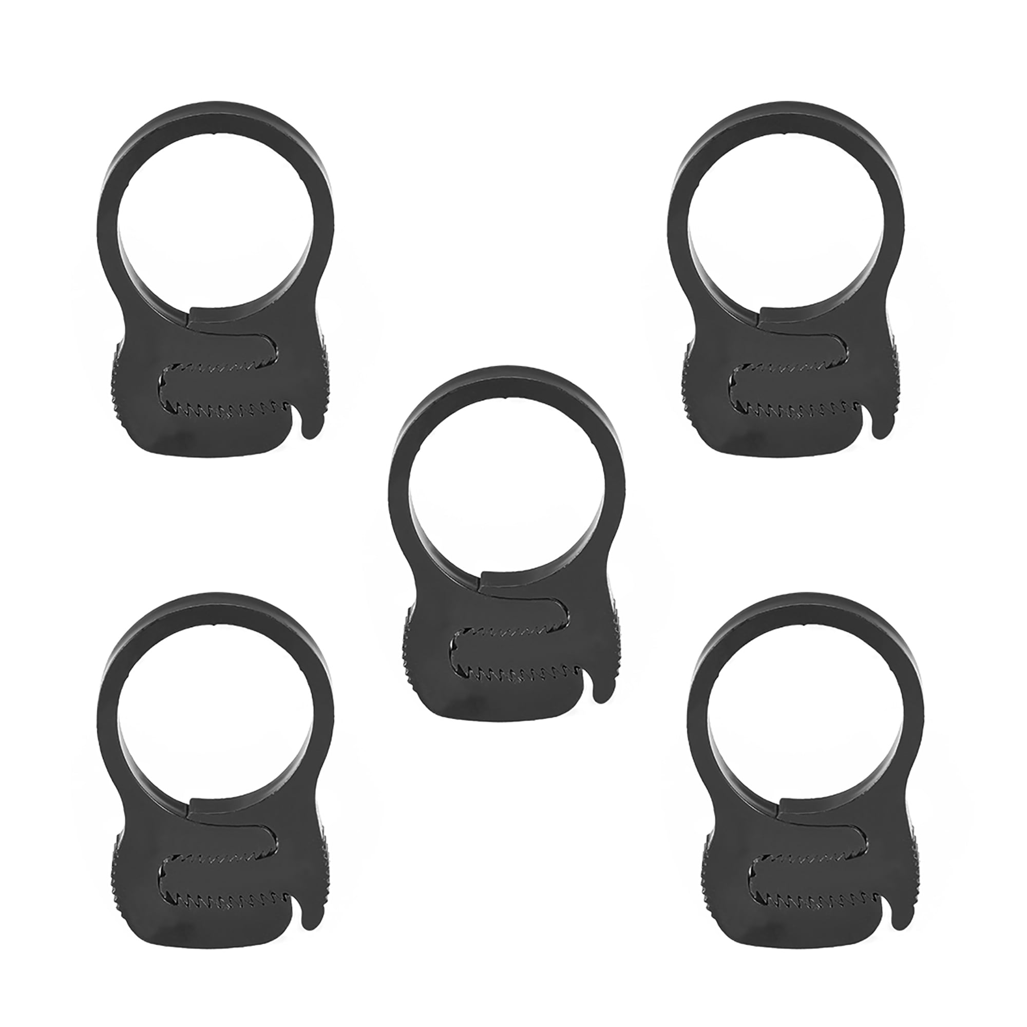 21.5-23.5mm Adjustable Double Grip Nylon Ratcheting Hose Clamp 5Pcs ...