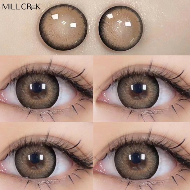 Lentillas de Color Natural AFeng 1 Par Material HEMA-NVP Diámetro 14.5 ...