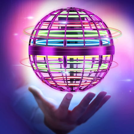 Flying nebula orb toy【2021 Upgraded】Built In Rgb Light 360°Rotating ...