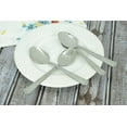 Mainstays Lace Stainless Steel Silver Adult Dinner Spoon, 4- Piece Set ...