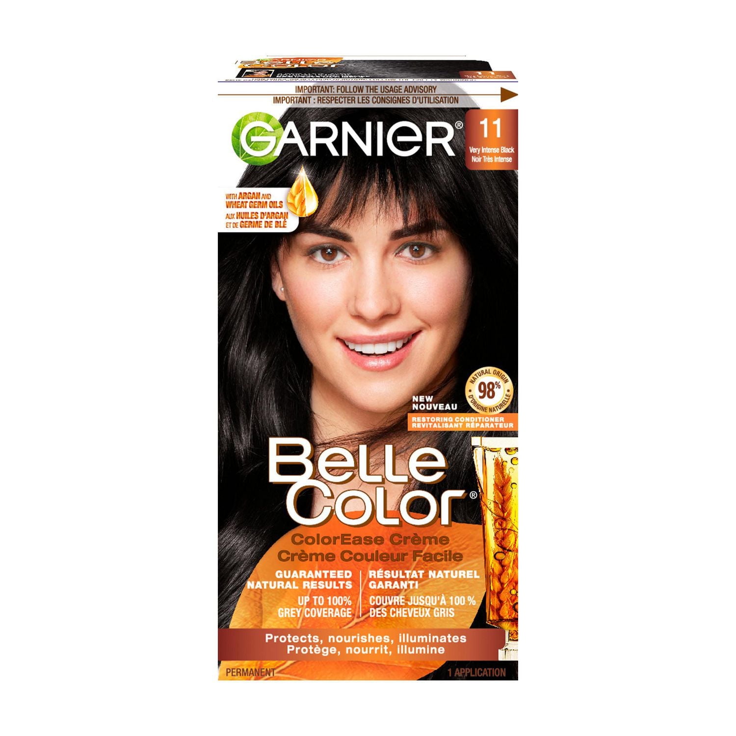 Garnier Belle Color Permanent Hair Dye, Natural results, up to 100% ...