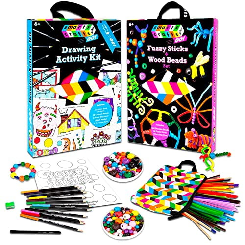 Arts & crafts for Kids 6-12 Bundle Drawing Activity Kit, Pipe cleaners ...
