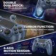 Andoe Bluetooth Wireless Controller for PS4 & PC, with 6-Axis Sensor, Dual Vibration, Non-Slip ...