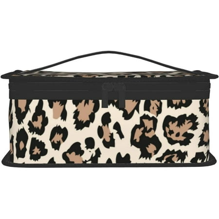 Leopard Cheetah Print Small Lunch Bag Box Insulated Snack Bag For Men ...