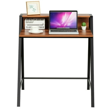 Costway 2 Tier Multi-Use Computer Desk for Work, Study, and Gaming, PC ...