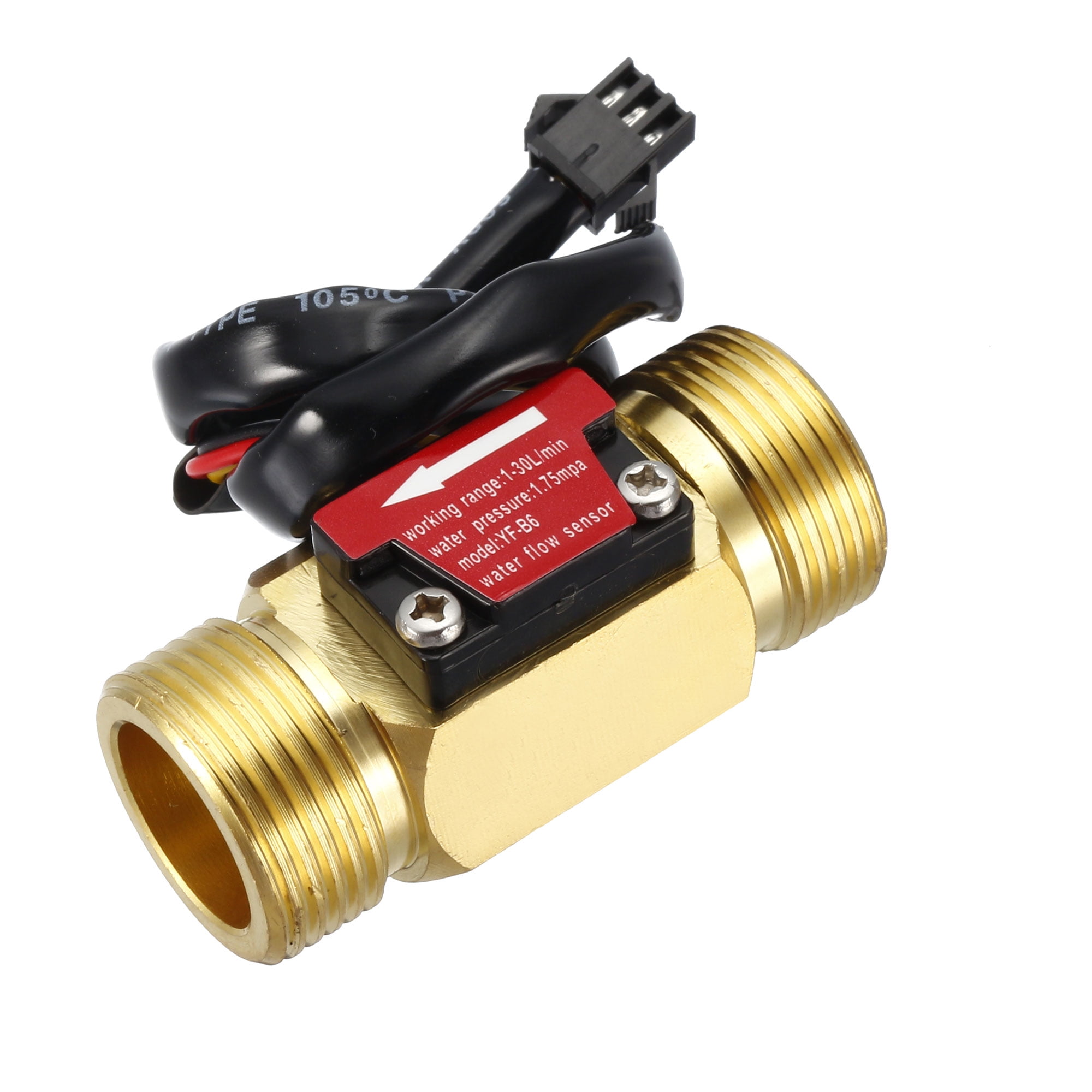 G3 4 Hall Effect Liquid Water Flow Sensor Switch Flowmeter Meter