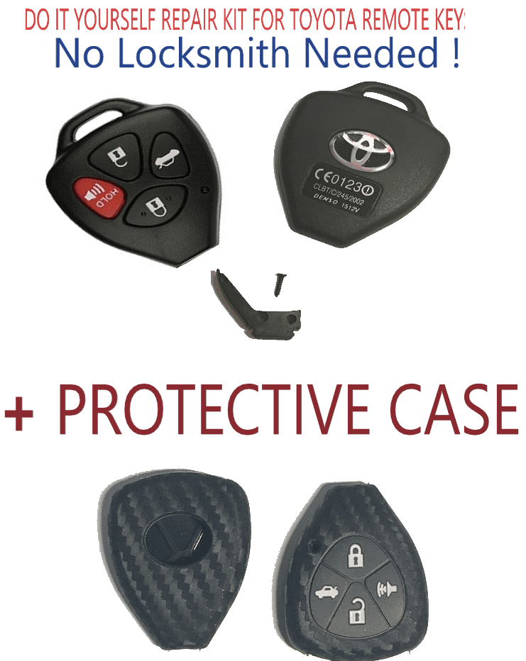 Toyota Camry 2006 - 2012 Remote Key Repair Kit Shell Case DIY ...