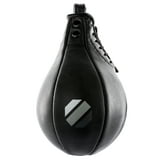 UFC Pro Leather Speed Bag - Black, MMA and Boxing Punching Bag ...