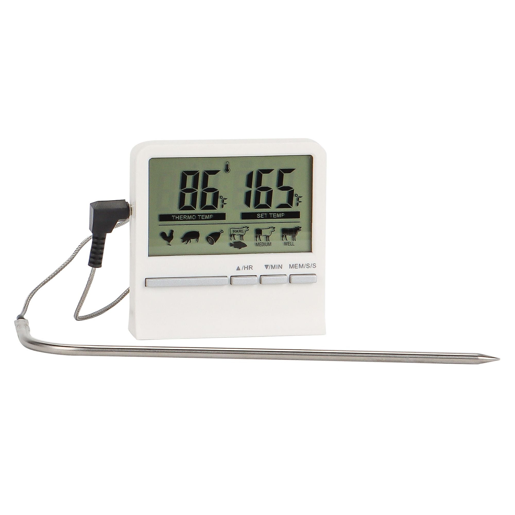 Luxtrada LCD Digital Cooking Food Meat Smoker Oven Kitchen BBQ Grill ...