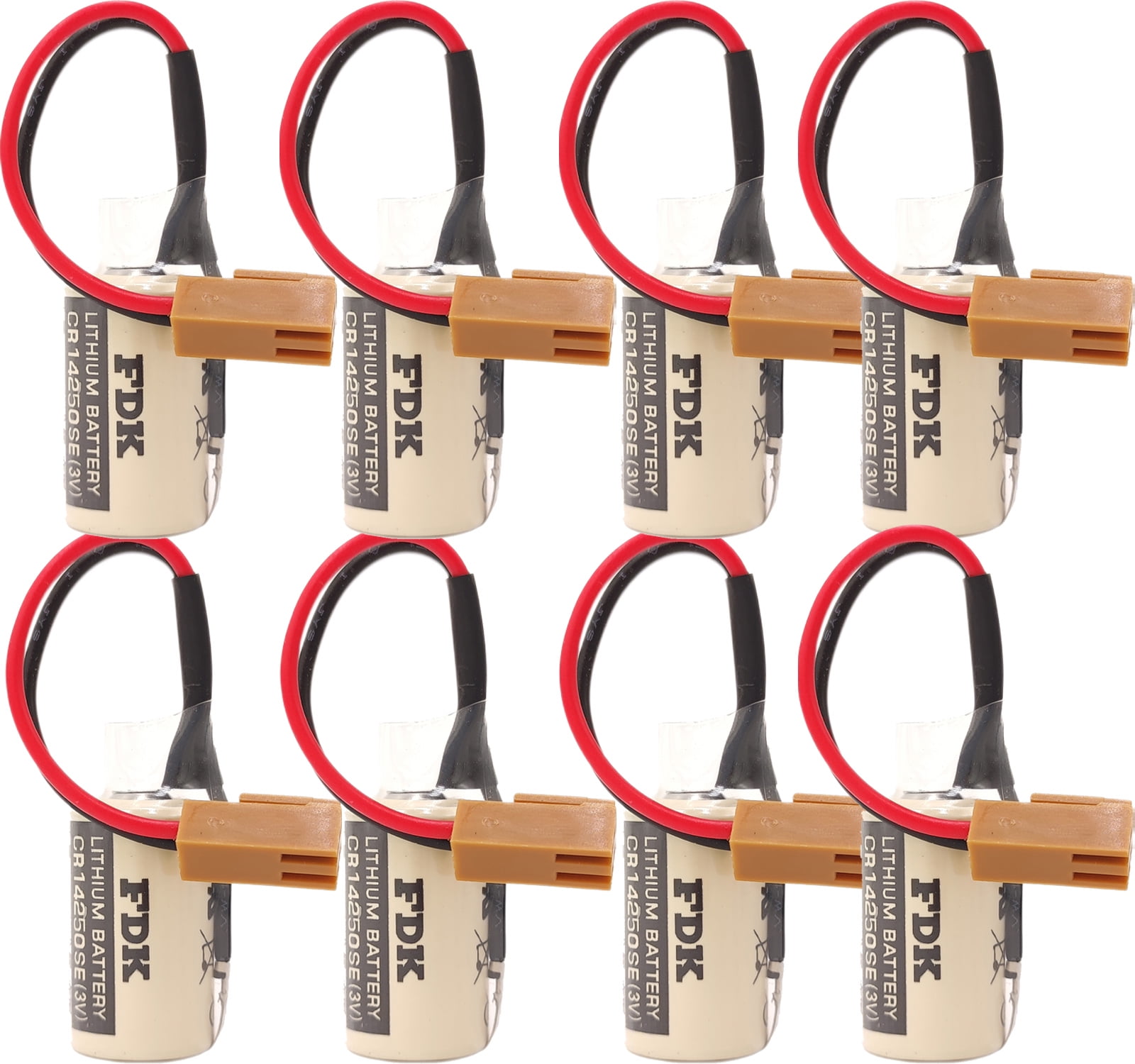 8 PCS CR14250SE 3V PLC Lithium Batteries for SANYO CR14250SE Battery ...