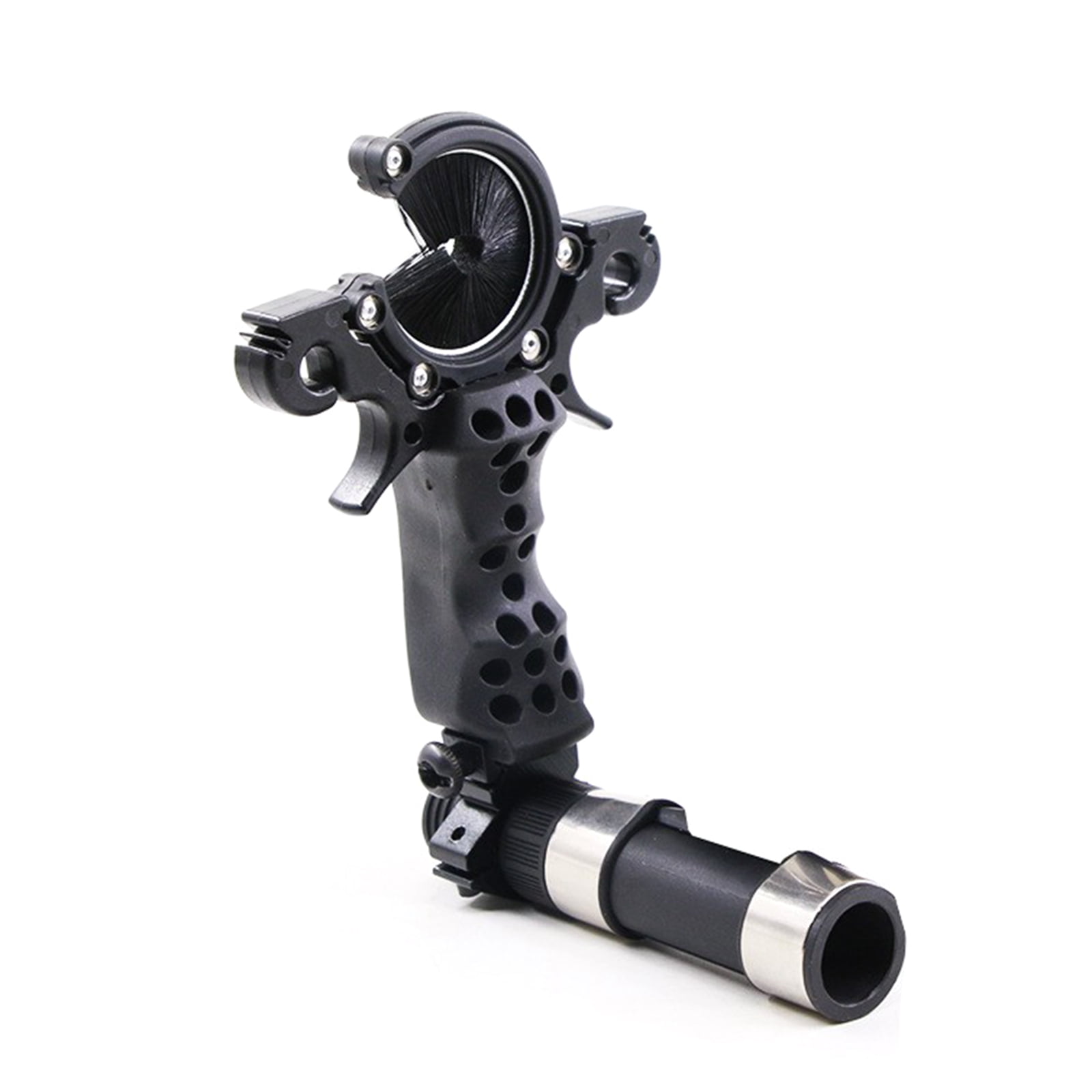 Slingshot Cross Bow Shooting Fish Black Portable Great Power Nylon ...