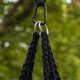 Equip Avocado Macrame Hammock Chair, Cotton Blend Black, Size 47” H x ...