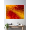Intentional Movement Over Flowers Warm Edit Poster Wall Art, Modern ...