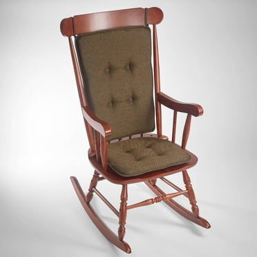 Sweet Home Collection 2 Piece Tufted Non Slip Rocking Chair Cushion Set ...