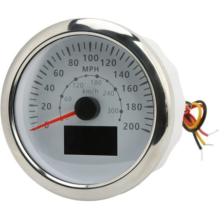 85mm GPS Speedometer, Digital GPS Speedometer Odometer 0‑200MPH 0‑300KM ...