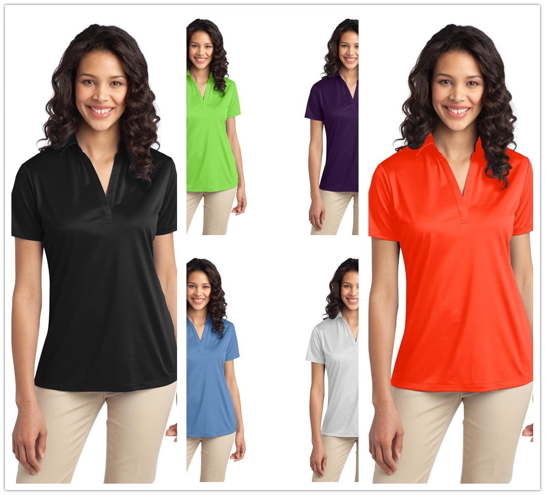 Golf Polo Shirts for Women Slim Fit Sports Shirts Quick Dry Athletic ...