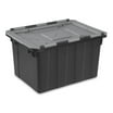 Sterilite 45 Gallon Stackable Storage Tote with Lid & Wheels, 12 Pack ...