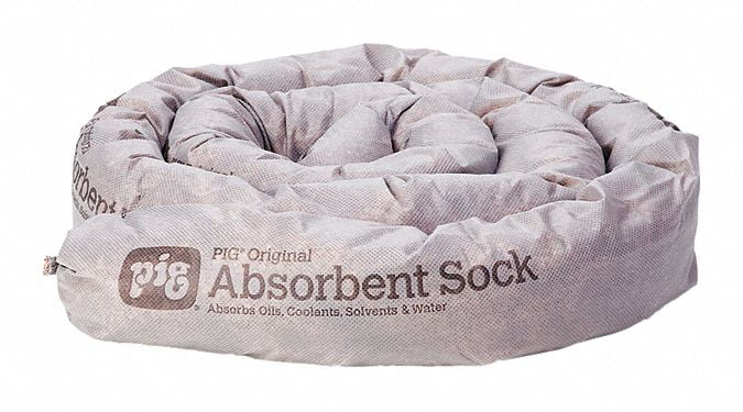 Pig Absorbent Sock,Universal,8 ft. L,PK16 PIG209 - Walmart.com