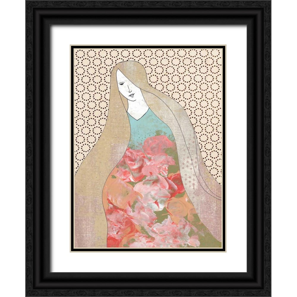 Ogren, Sarah 19x24 Black Ornate Wood Framed with Double Matting Museum ...