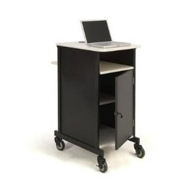 Marvel Vizion Presenter Mobile Presentation Cart with Four Side Shelves ...