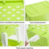 AURORA TRADE Stackable Storage Bins Plastic Baskets Rack Stacking Stand ...