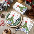200 Pcs Christmas Guests Napkins Disposable Hand Towels for Bathroom ...
