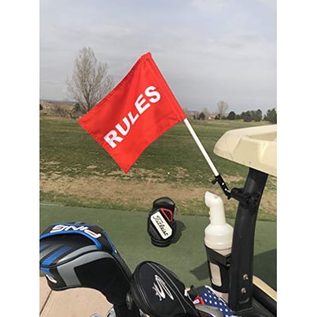 Caddie Buddy Rules Golf Cart Flag Holder/Mount (Rules Flag) | Walmart ...