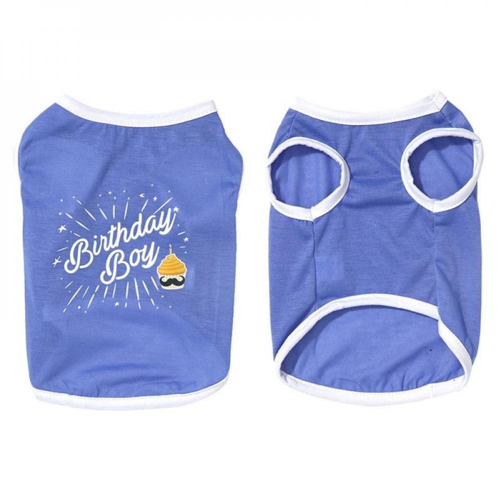 Breathable Pet Dog Birthday Dress Up Vest Summer Cotton Shirt Clothes breathable-pet-dog-birthday-dress-up-vest-summer-cotton-shirt-clothes