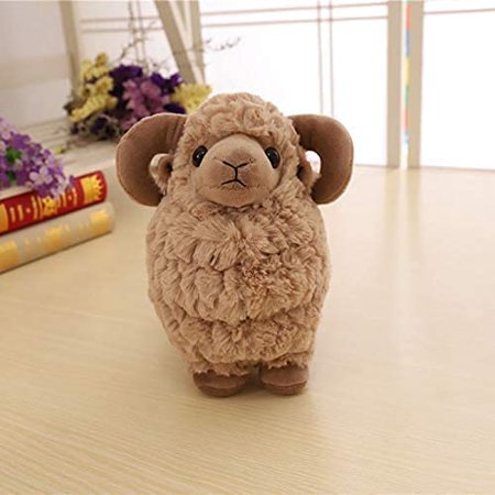 Sheep Plush Toy Simulation Simulation Cuddly Animal Soft Doll Real Life ...