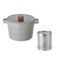 Cuisinart Contour Stainless Steel 6 Quart Pasta Pot with Cooking Lid ...