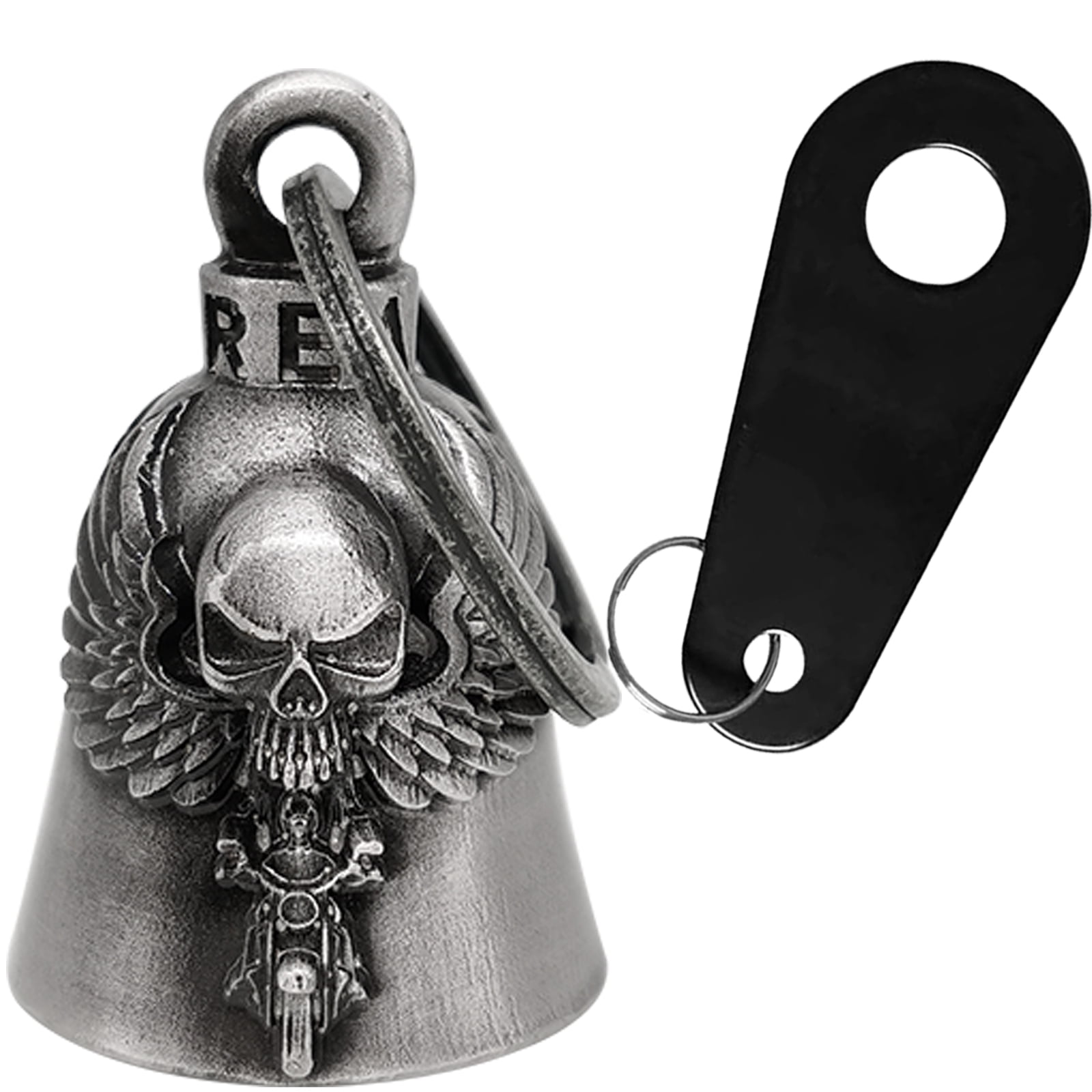 Motorcycle Bell for Bikers Women Men W/ Hanger, Biker Bell for Riders ...