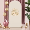 Arch Backdrop 5 Ft, Let's Party Spandex Stretch Fitted Arch Cover ...