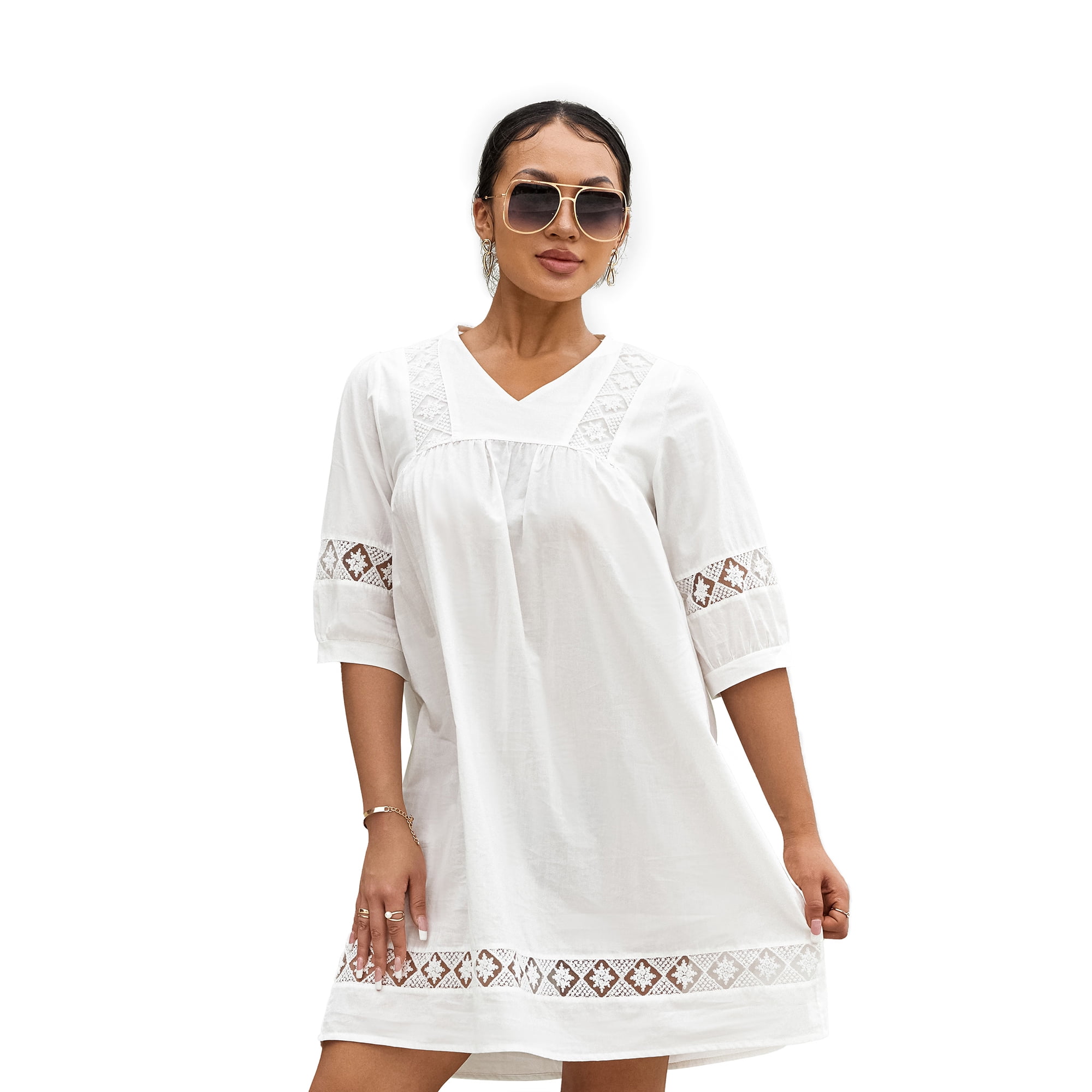 Click here for Opperiaya Womens Summer Mini Dress  Bohemian Half... prices